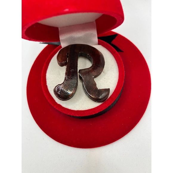 Unbranded | Jewelry | Vintagehand Carved Wood From Letter R Initial ...
